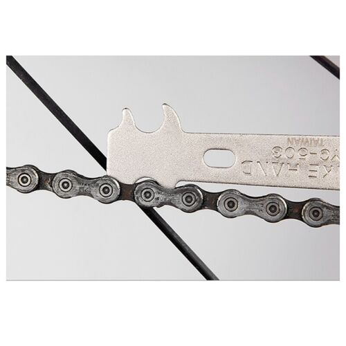 BIKE HAND Bicycle Bike Chain Wear Indicator Tool Chain Checker – Green ...