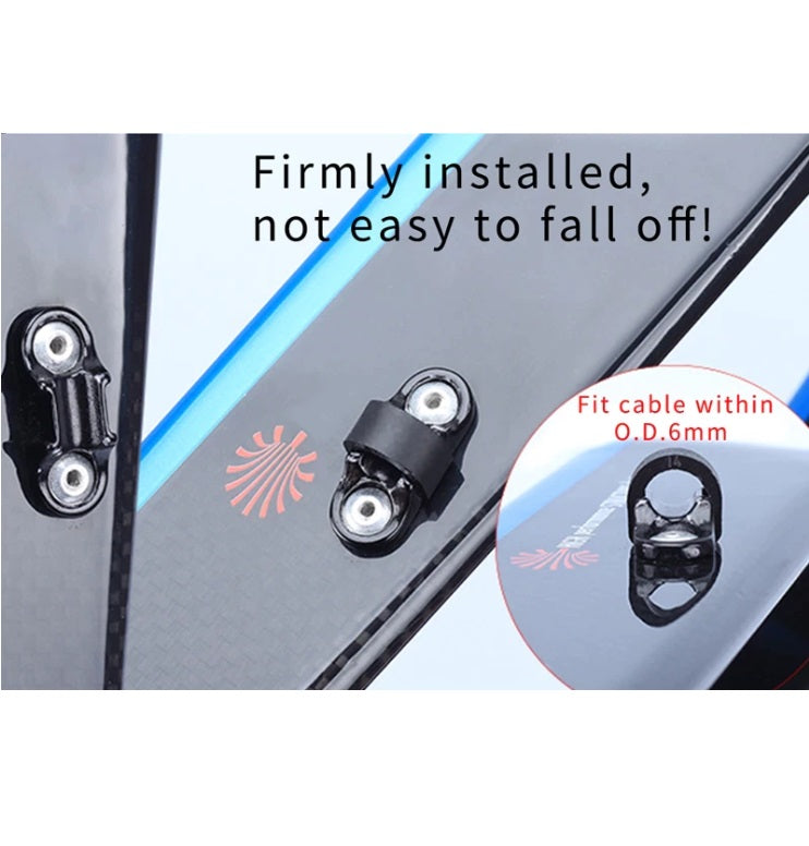 Bike cable clip - C type/U Shaped, shifter cable and brake cable clamp ...