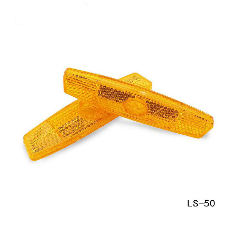 Bike Wheel Reflective Bicycle Spoke Reflectors - yellow, a pair – Green ...