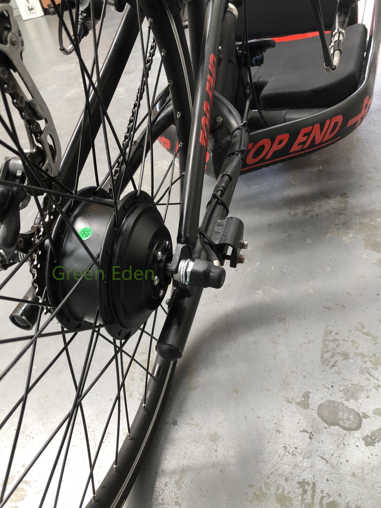 E-Bike DIY Kit - convert 26" mountain bike to EBike, 48V 500W,12.8Ah L ...