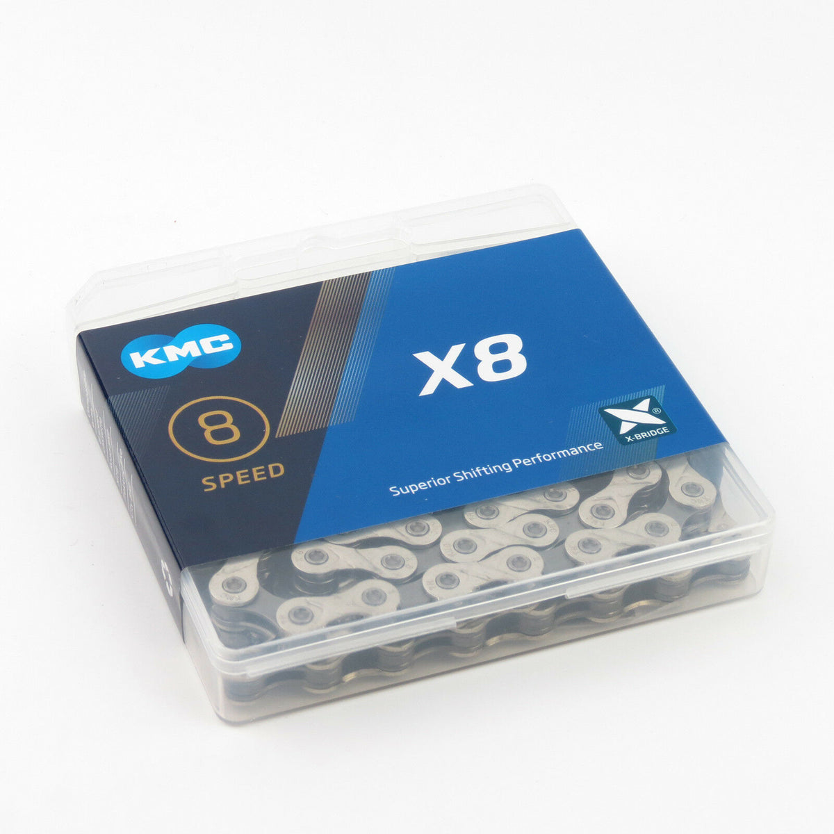 Bike Chain KMC X8, 6/7/8 SPEED CHAIN -double X chain, – Green Eden E-Bikes