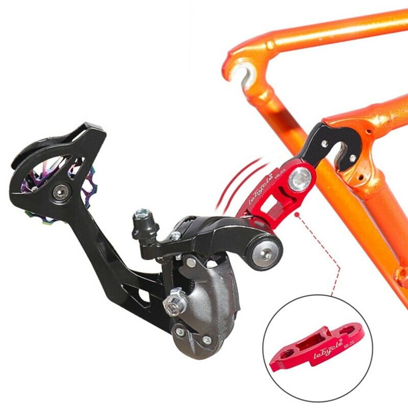 Lebycle Bicycle Rear Derailleur Hanger Extender - Black, for 34T~52T D ...