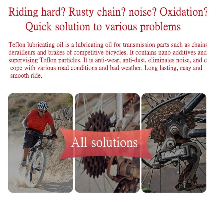 Bicycle Pro Lubricant Teflon oil - Rust and dust proof, Excellent Lubr ...