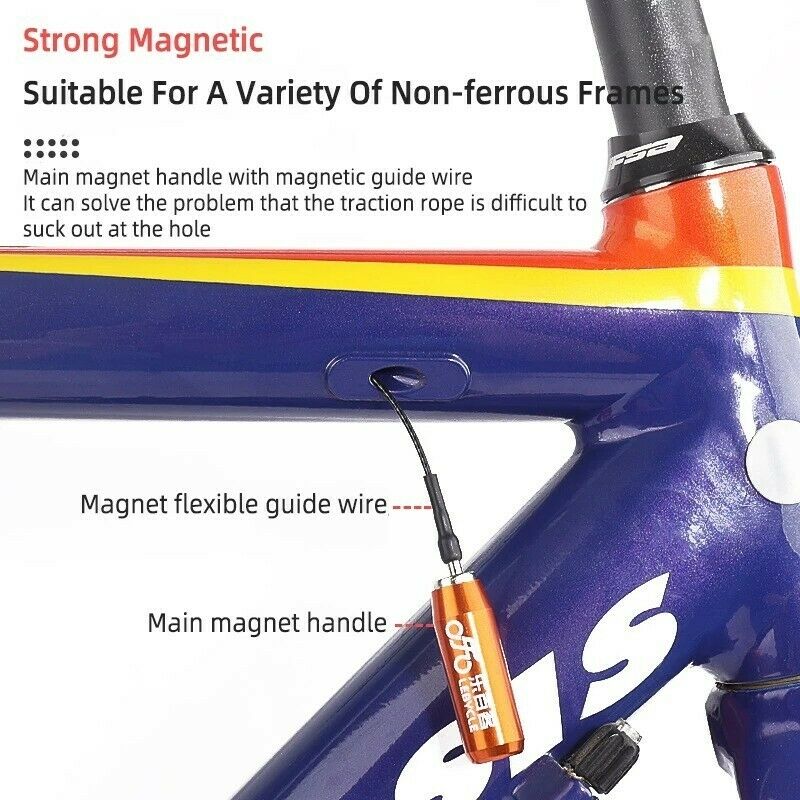 Internal Cable Routing Magnetic Kit For Bicycle Hose Gear Brake Cable ...