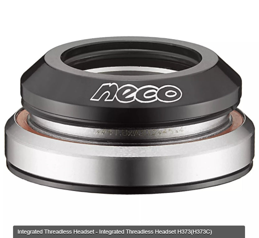 Neco Headset H373 - 1-1/2" to 1-1/8" Threadless Integrated MTB Road St – Green Eden E-Bikes
